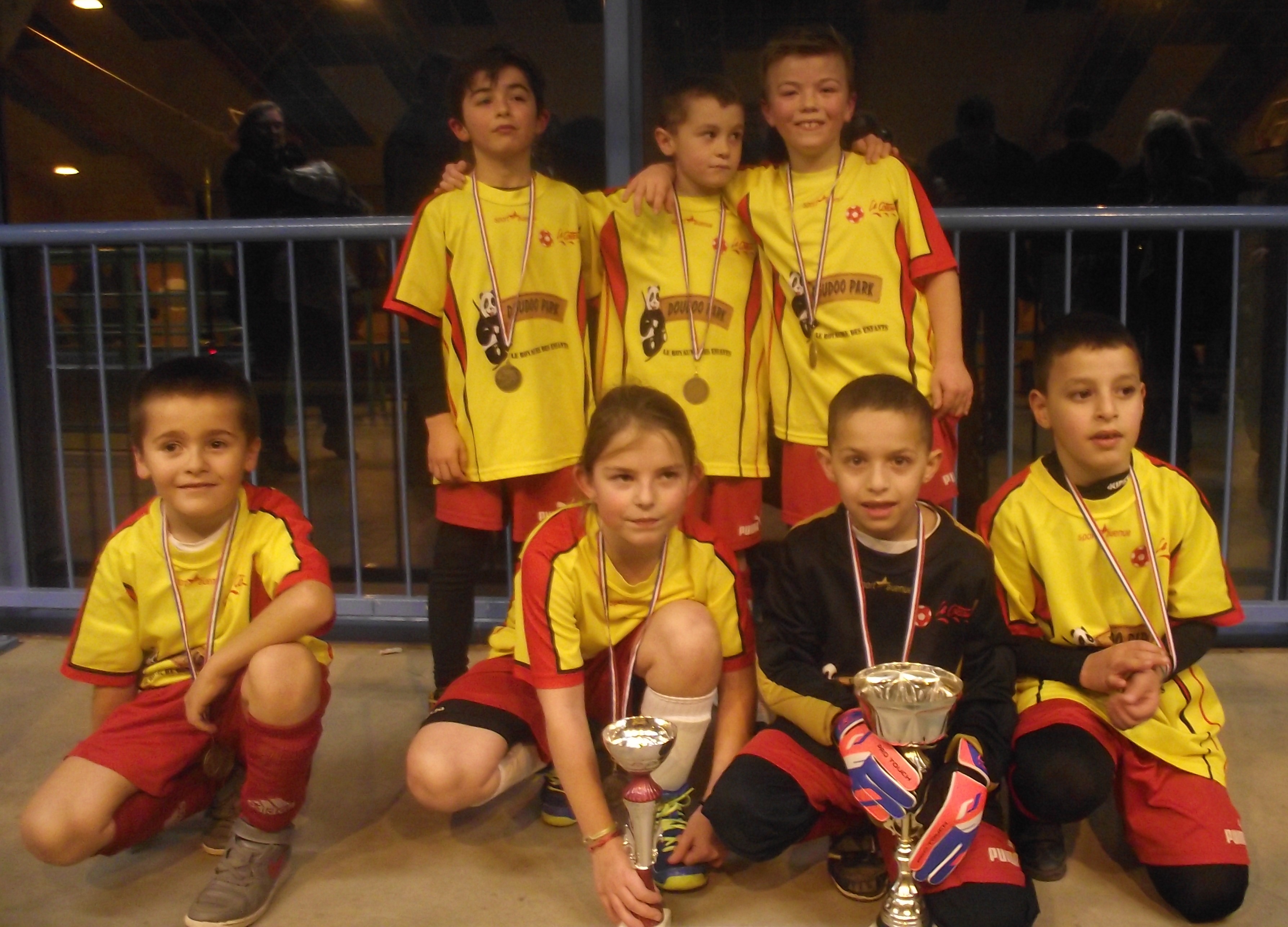 Tournoi U9 en salle à Commelle -Olympique Le Coteau